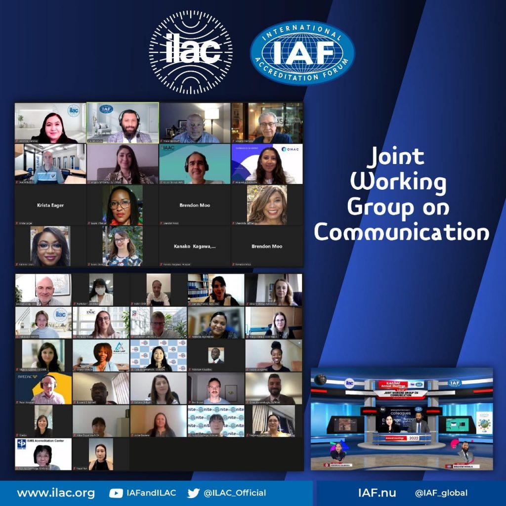 Ședința grupului de lucru a experților în comunicare la nivel IAF/ILAC ...